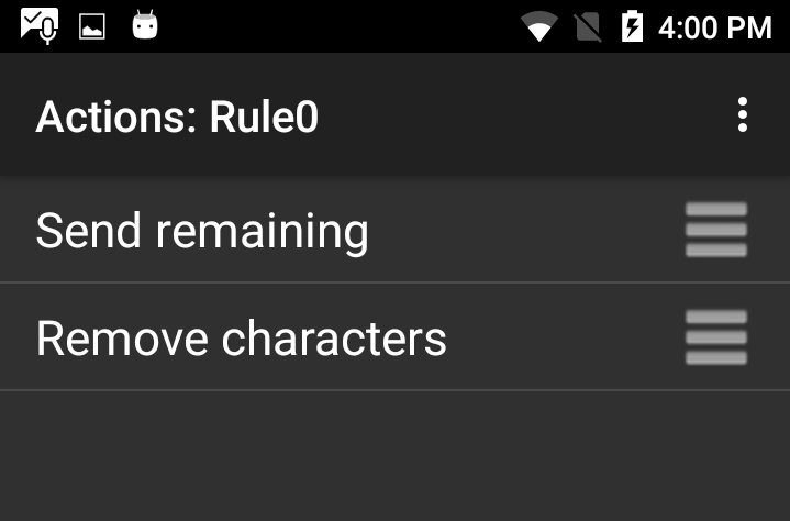 Datawedge Android Remove Last Character