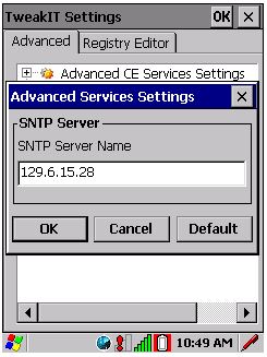 Enable Simple Network Time Protocol (SNTP)