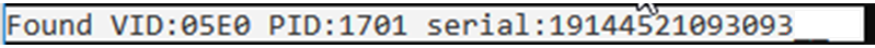 My Scanner Serial Number Not Showing under Device Properties in My Windows Machine When Setting ...