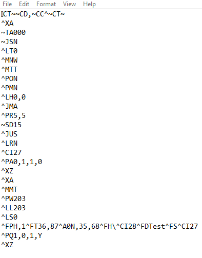 Creating a PRN File using ZebraDesigner