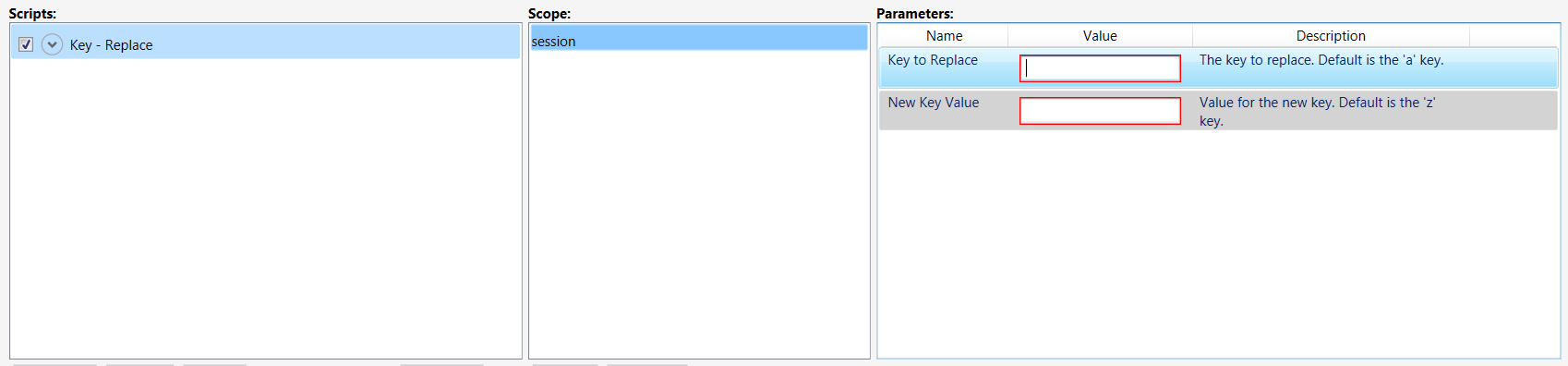 Performing an Enter Key Swap in Velocity Using the Key - Replace Script