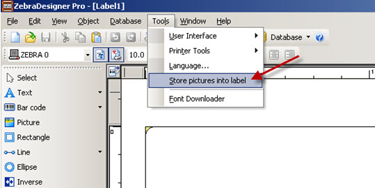 How To Store Graphics With Your Zebradesigner Label