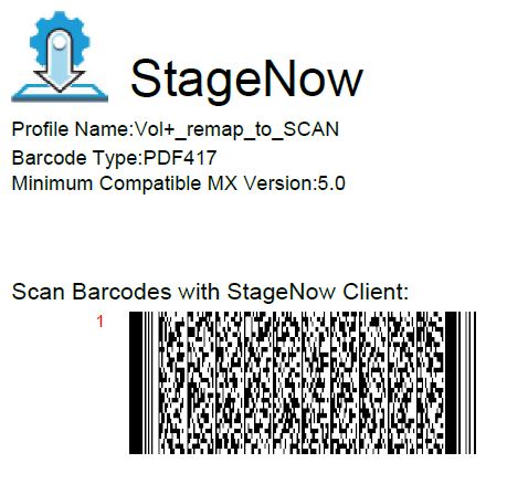 Remap Scan Button Using StageNow Tool