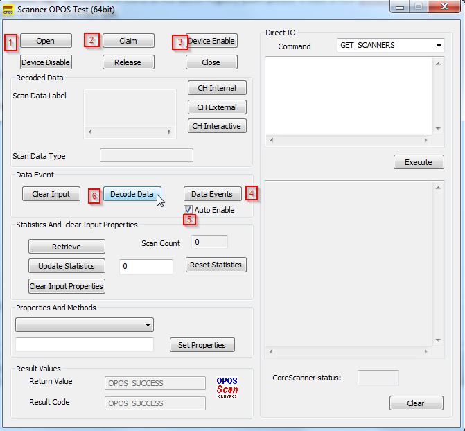 Read QR Code That Contain Japanese Character (Kanji) in Sample OPOS Application