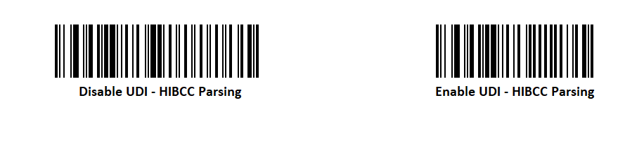 Enable or Disable UDI and Blood Bag ISBT 128 Parsing via Programming ...