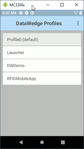 Enable Trigger For DataWedge RFID Read on Android 10 Devices