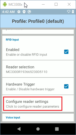 Enable Trigger For DataWedge RFID Read on Android 10 Devices