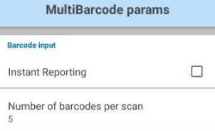 DataWedge: Working with Multi-Barcode