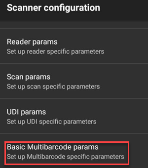 DataWedge: Working with Multi-Barcode