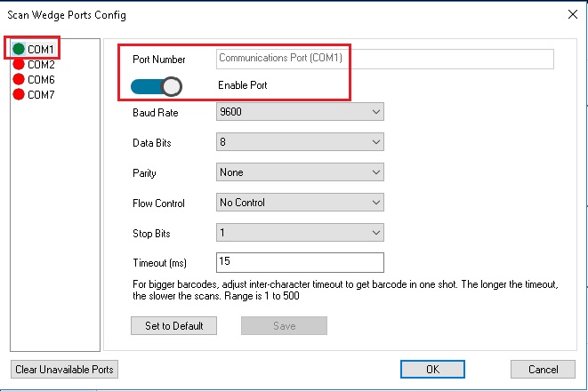 Connexion du scanner en série au système d’exploitation Windows VC80