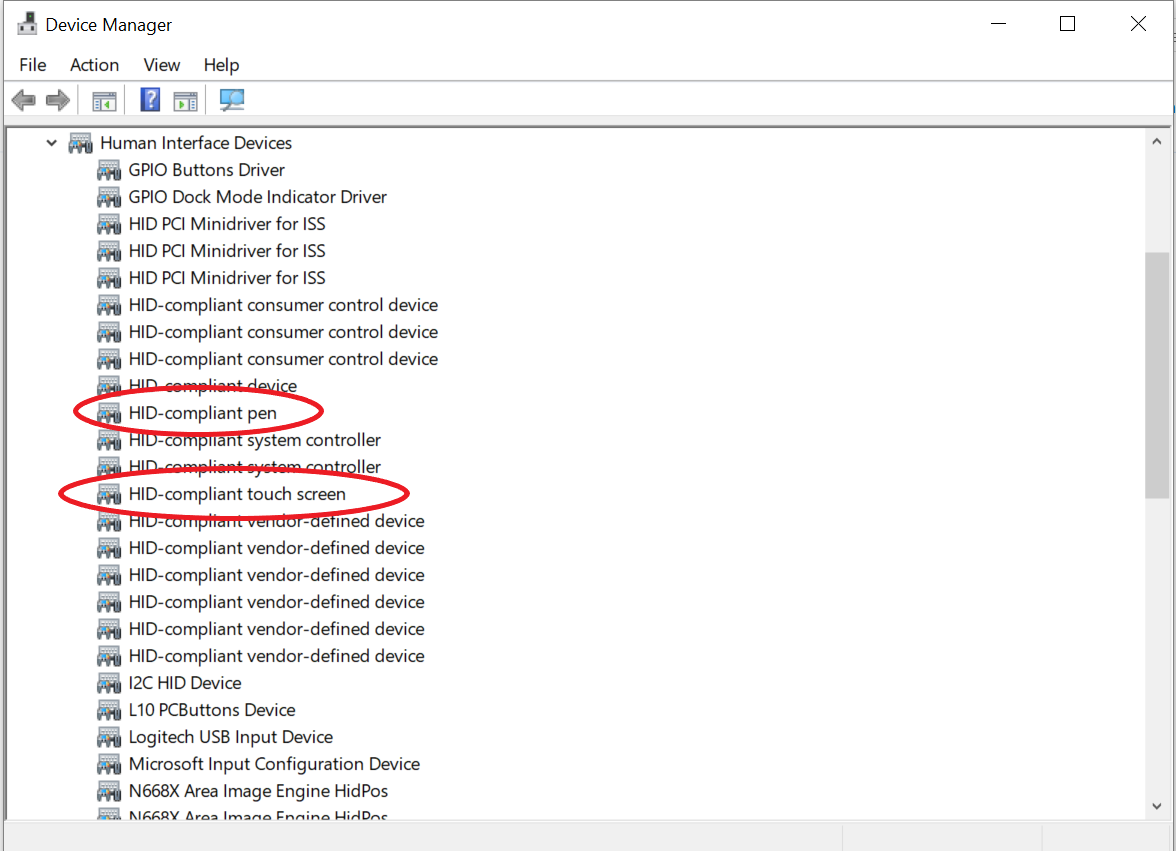 Enable or Disable Touch/Stylus Input on Windows Based Tablets