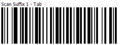Fügen Sie nach dem Scannen eines Barcodes eine Tabulatortaste hinzu