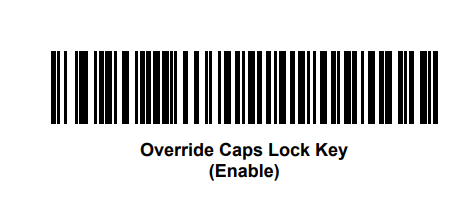 Converting scanned data to all uppercase or lowercase when connected ...