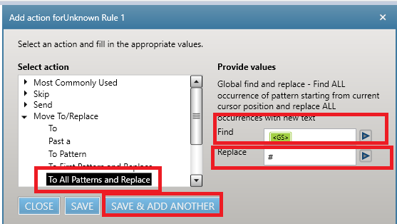 ADF(Advanced Data Formatting) 및 123Scan을 사용하여 바코드 문자 제거 또는 교체