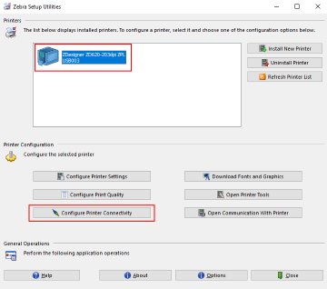 Disabling Bluetooth on Zebra Printers