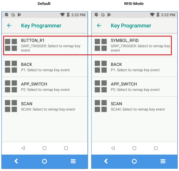 Enable Trigger for DataWedge RFID Read