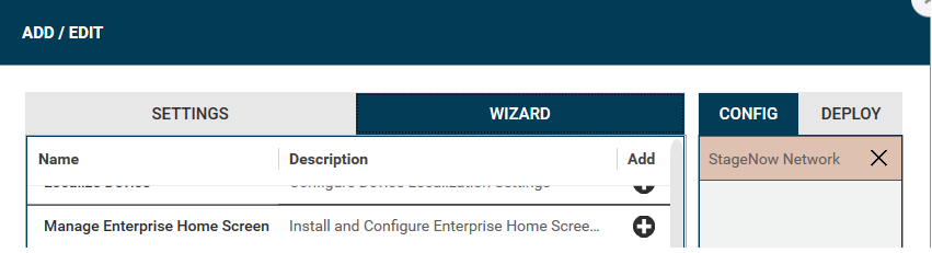 Configure Wireless Network Using StageNow