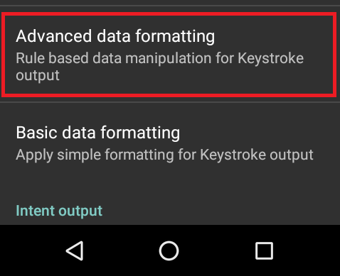 DataWedge for Android: Disable the Remove Leading Zeros Function
