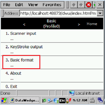 Configure Enter Key in DataWedge for Windows CE 7.0 Devices
