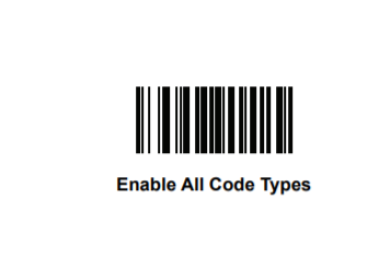 LS2208: Enabling All Symbologies and Barcode Types