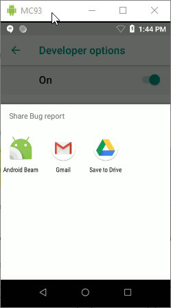Enabling Android Bug Report Button from Power-Off Menu in Developer Options