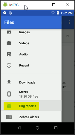 Enabling Android Bug Report Button from Power-Off Menu in Developer Options