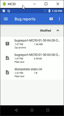 Enabling Android Bug Report Button from Power-Off Menu in Developer Options
