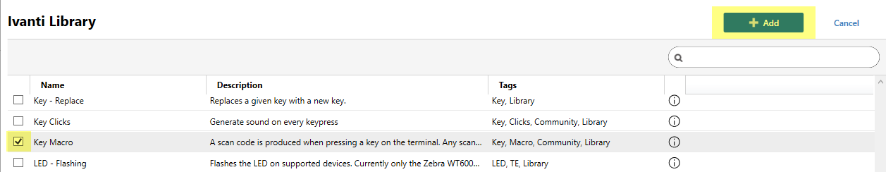 External Keyboard Mapping For WT6000 and WT6300 Using Velocity 2.1.17 and Lower