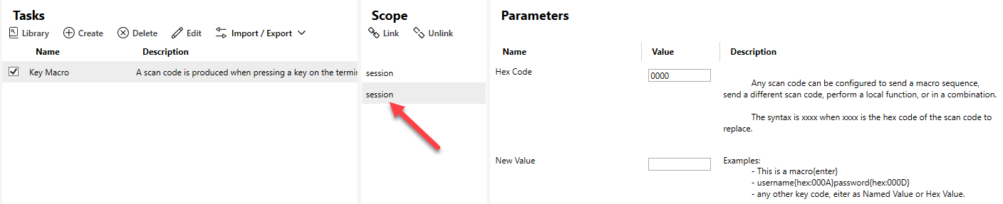 External Keyboard Mapping For WT6000 and WT6300 Using Velocity 2.1.17 and Lower