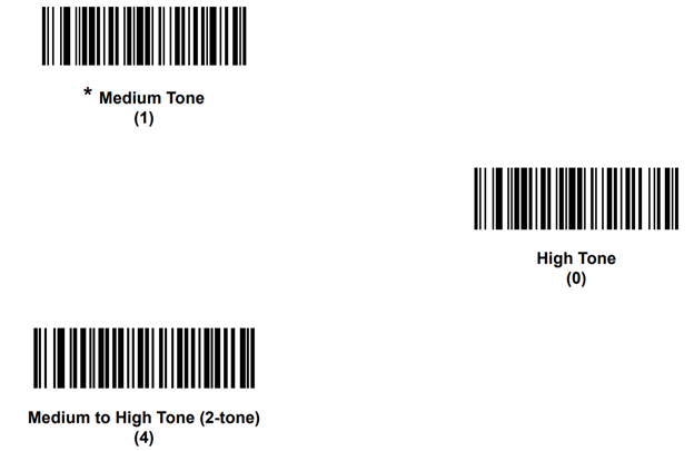 Beeper Configurations for Handheld Scanners
