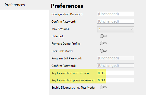 MC9300: Mapping the P1 and P2 Buttons to Function as Next and Previous Session Using Velocity ...
