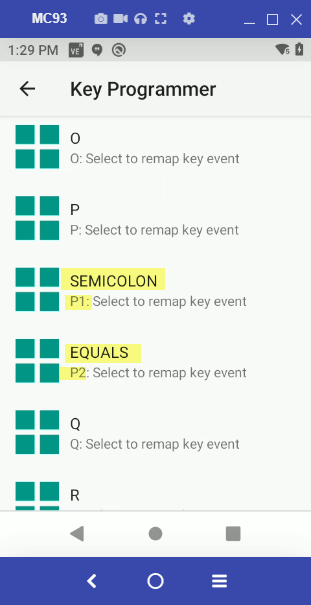 MC9300: Mapping the P1 and P2 Buttons to Function as Next and Previous Session Using Velocity ...