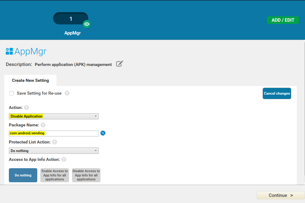 Automatische Google Play Store-updates uitschakelen via StageNow