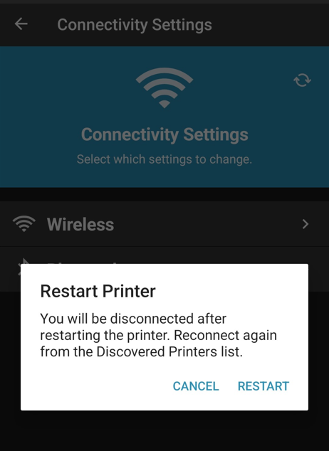 Wireless Configuration Using Zebra Printer Setup Utilitiy App