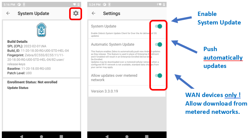 Enabling Zebra Auto-Update Feature (No EMM Required)