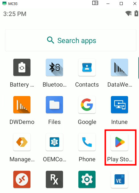 MS Intune: MC93 Velocity App Version Upgrade