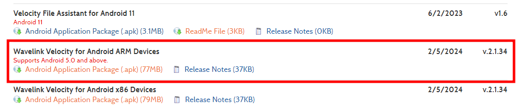 MS Intune: MC93 Velocity App Version Upgrade