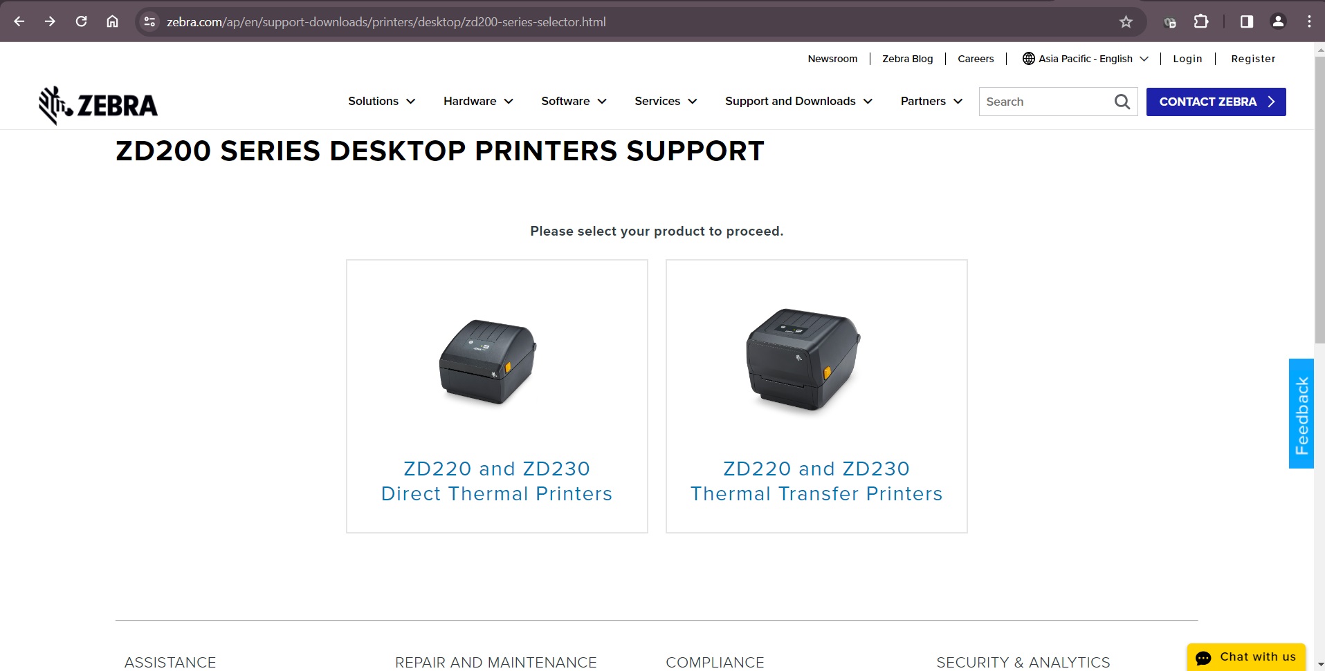 ZD220 and ZD230 Series Desktop Printer: Where to Download Driver and Software?