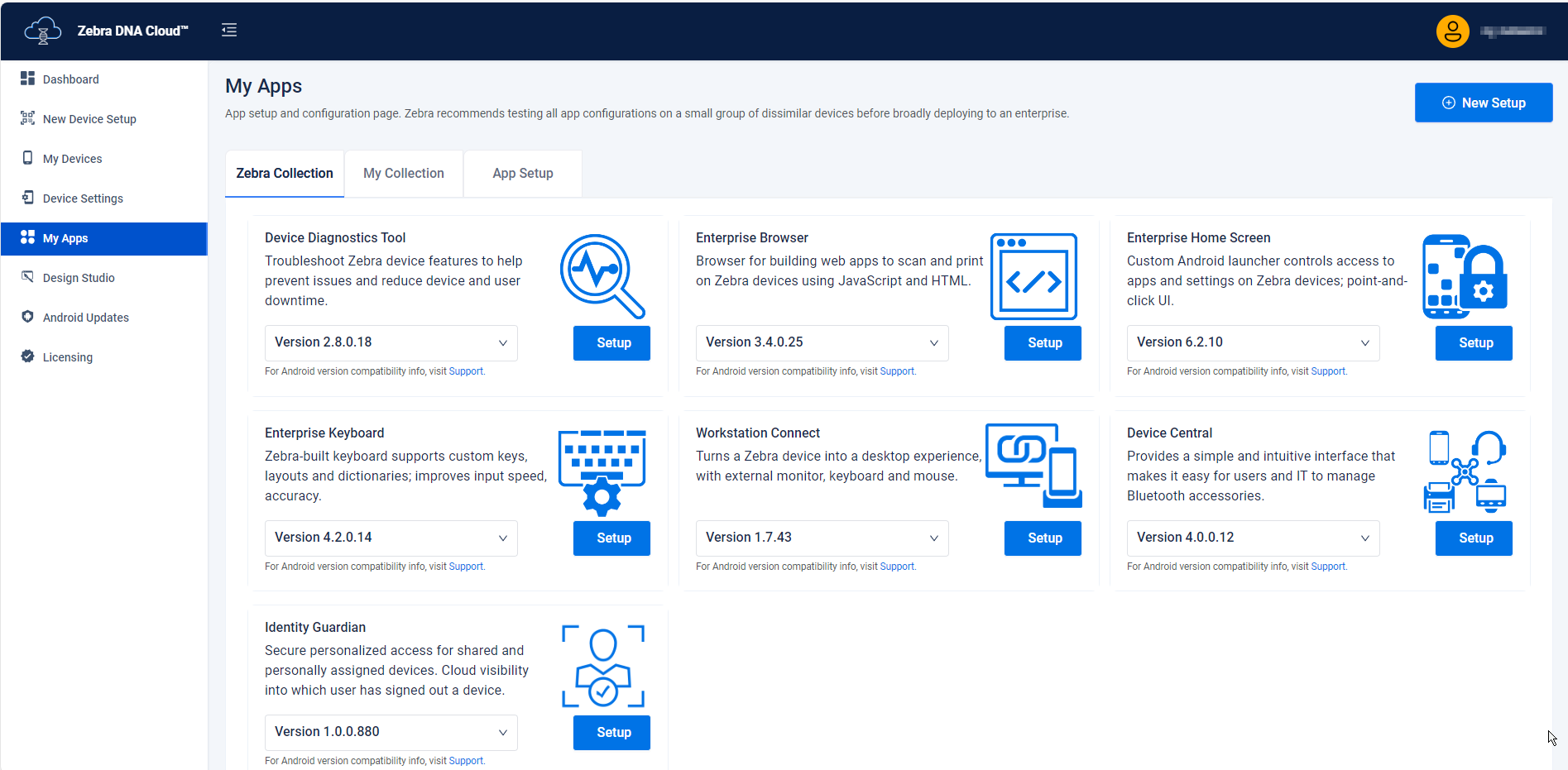Zebra DNA Cloud : applications Zebra incluses avec la licence Zebra DNA ...