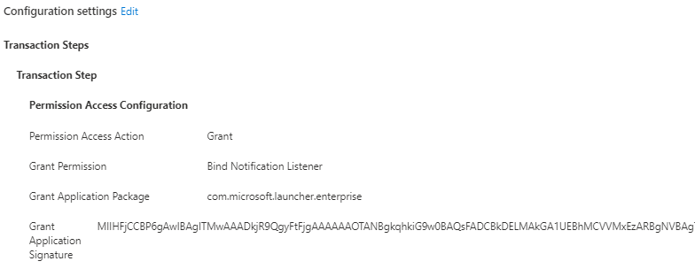 Enable Notification Access Permission via MDM/EMM OEMConfig 11.5.x.x