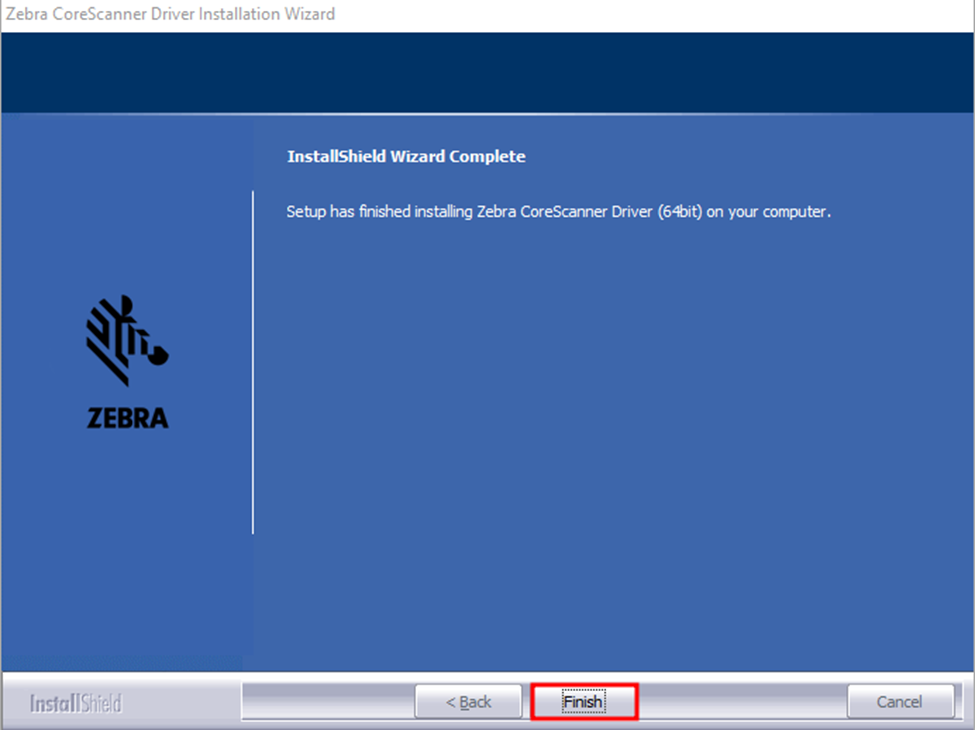 123RFID Desktop Install Issue: Zebra CoreScanner Driver Version