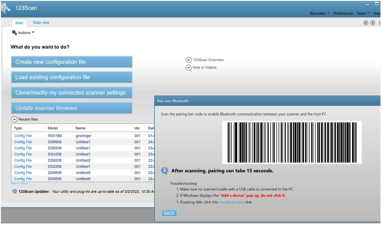 Resolving DS2278/DS3678/DS8178/LI4278/CS6080 Device Not Connecting to the Cradle, Host and Late ...