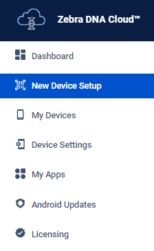 Zebra DNA Cloud: New Device Setup Using Linear ID Barcodes