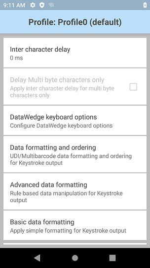 DataWedge for Android: Remove All Leading Zeros
