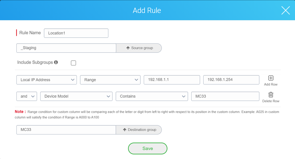 42Gears Group Assignment Rules