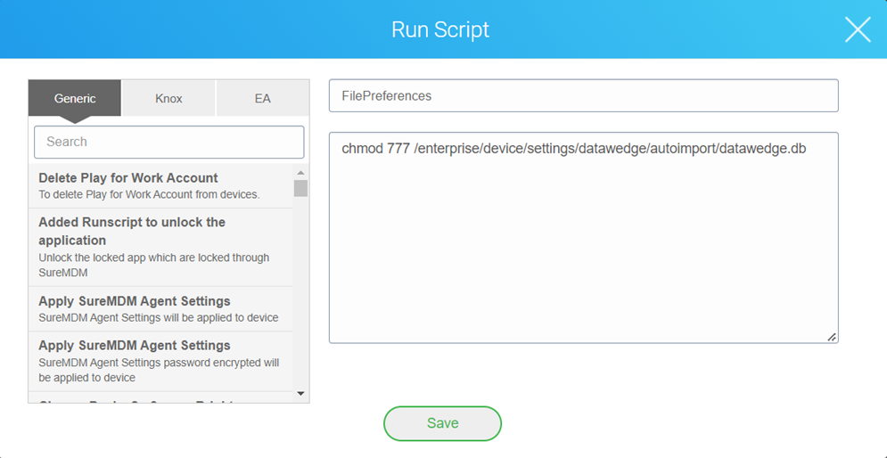 Distributing DataWedge Profiles via 42Gears