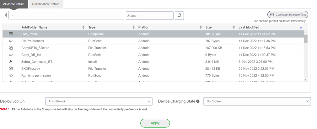 Distributing DataWedge Profiles via 42Gears