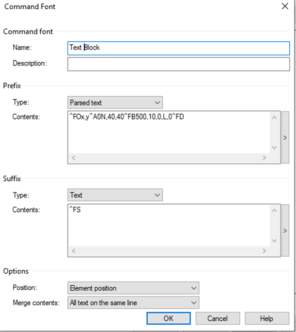 Creating a Field That Will Wrap Text on ZebraDesigner 3