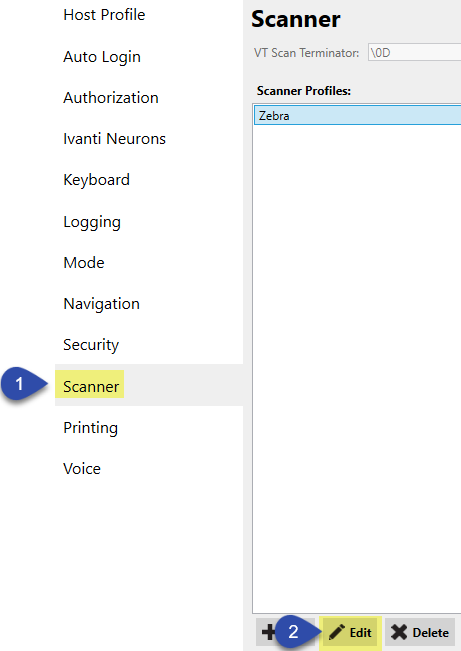 Velocity Zebra Scanner Profile Does Not Support Ignore Code128 Fnc4 Option