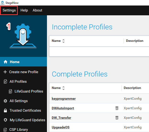 Enabling Dynamic Staging in StageNow